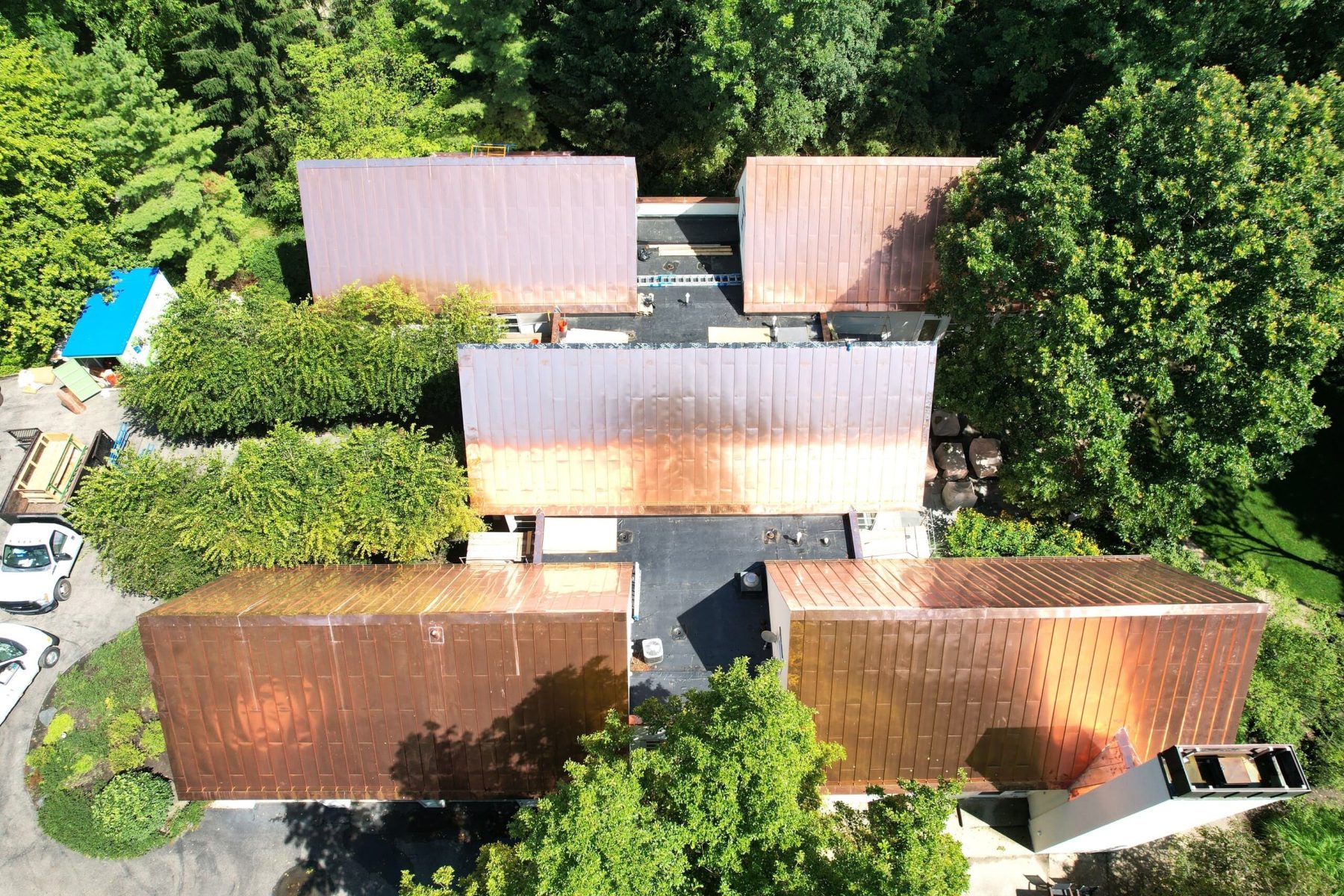 Copper Standing Seam Residential Metal Roof Installation in Highland ...